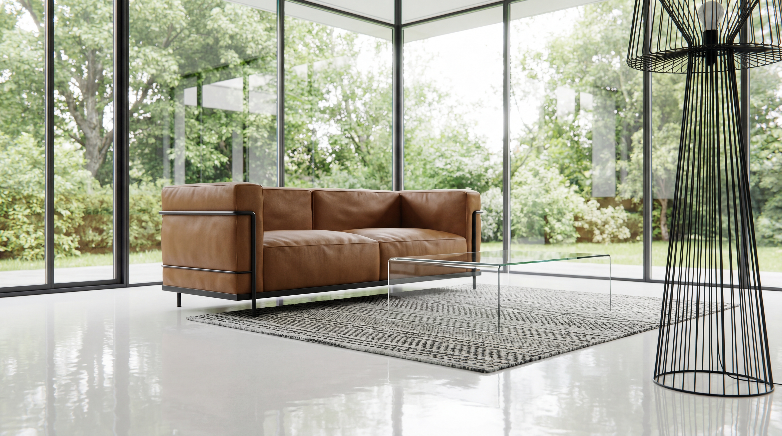 LC3 Confort Grand Modèle Loveseat Sofa Down Feather | Shop Le Corbusier ...
