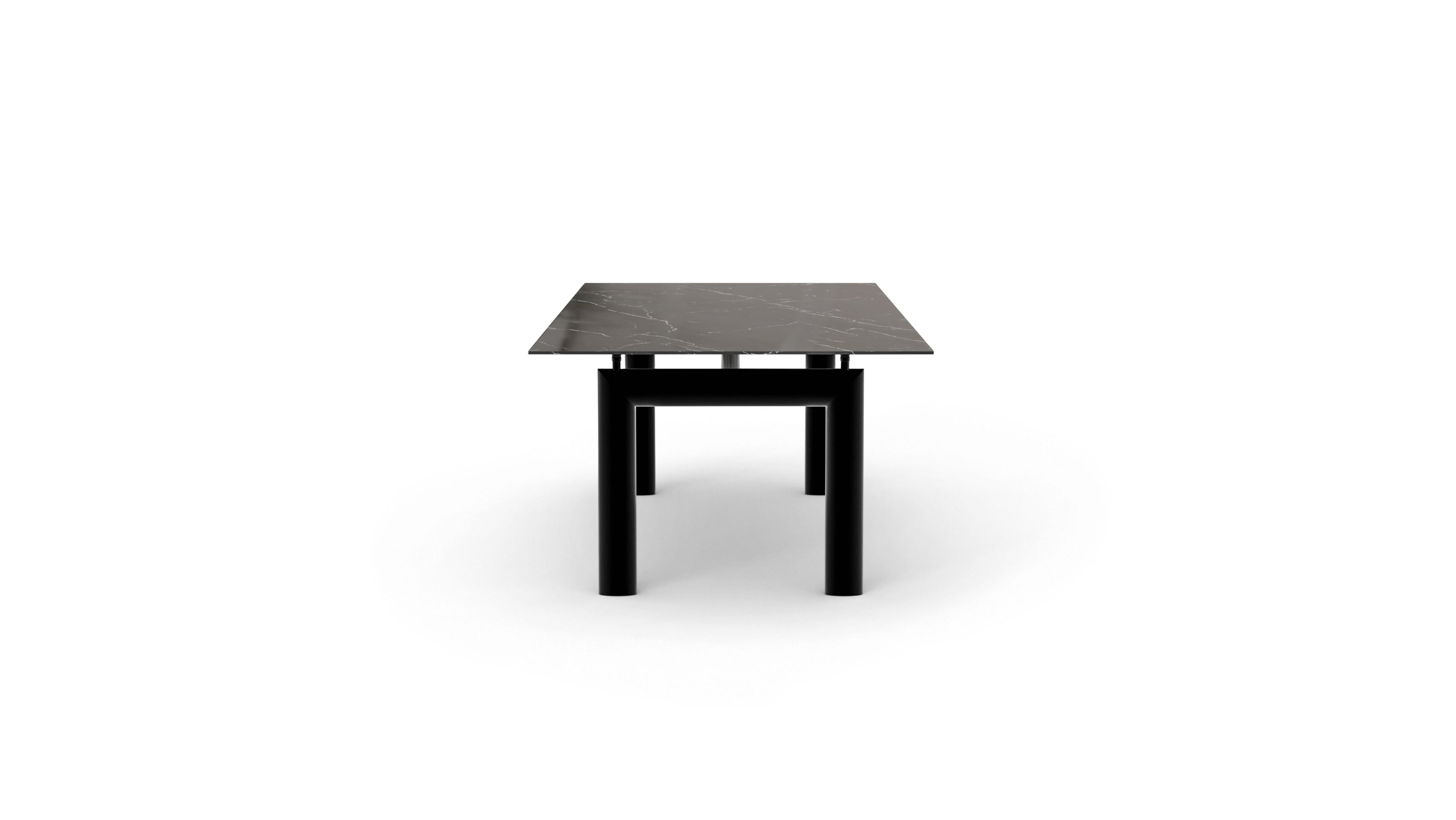 LC6 Table Tube d'Avion Table Dining Table by Le Corbusier | Stone Top